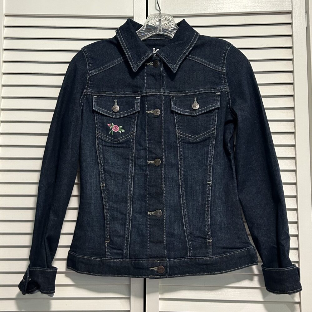 Hand Painted Floral Denim Jacket – Hilt Graphics